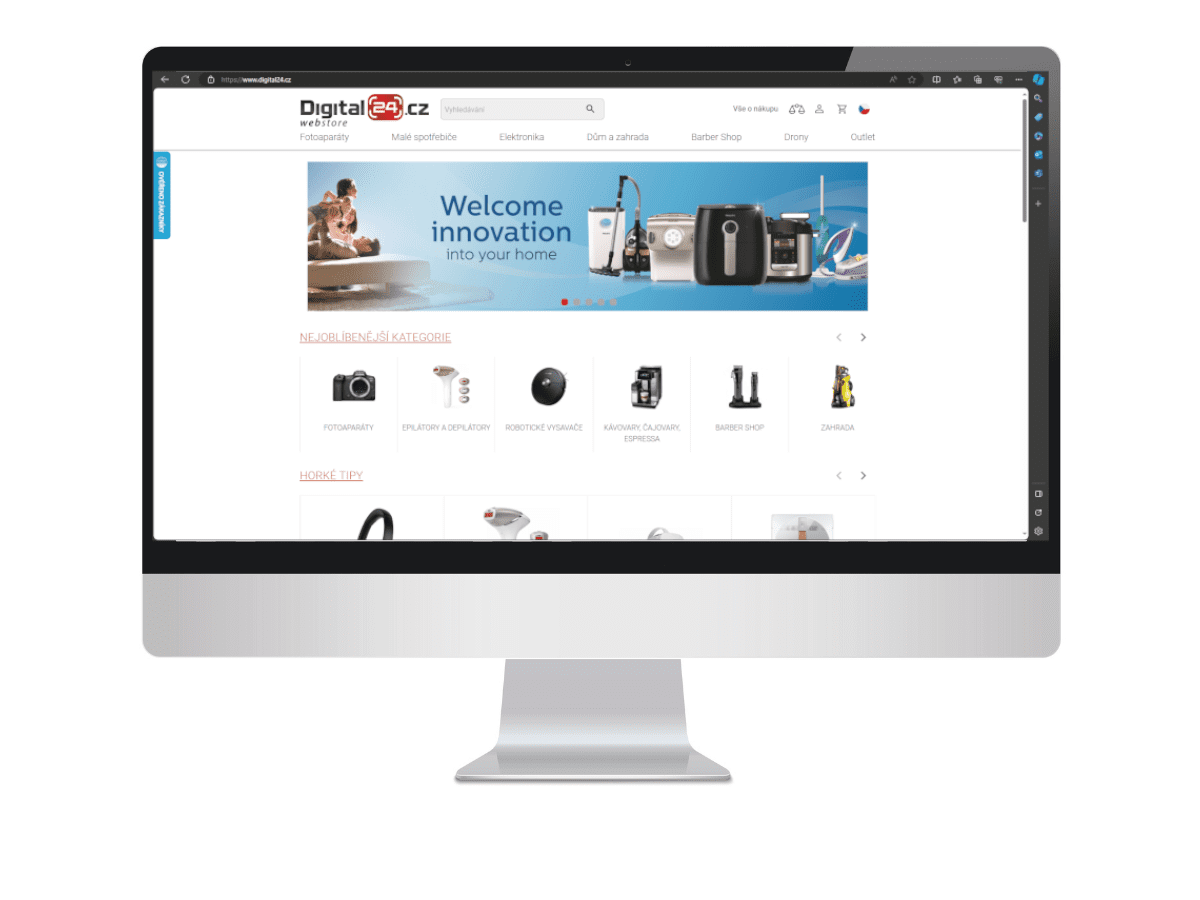 Rozsáhlé e-commerce řešení - Sprinx